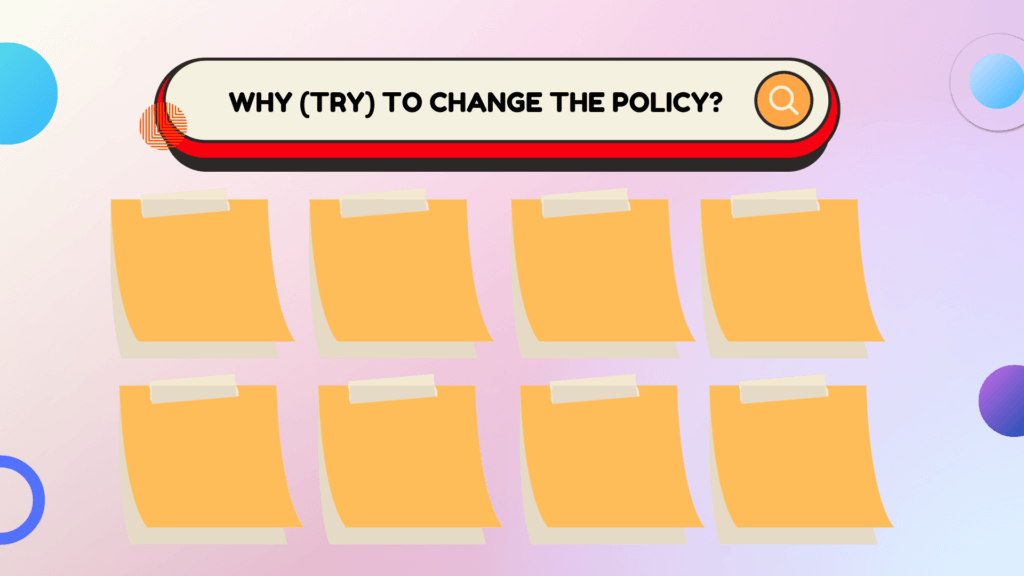 What, Why, Who, When and How About Policy Change??? – IPPD